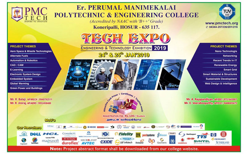 PMC Tech college for all streams of engineering, MCA, Marketing